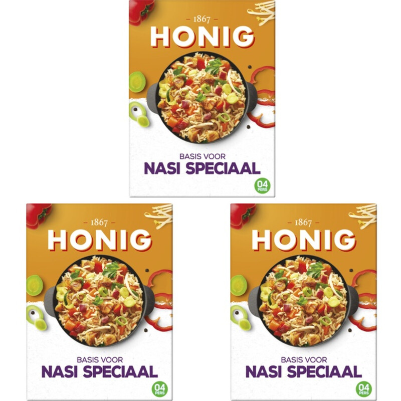 Honig Basis voor nasi speciaal 3-pack bestellen | Albert Heijn