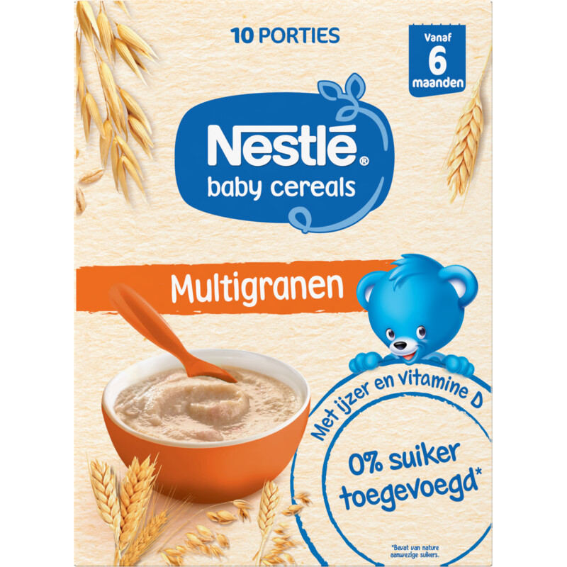 Nestlé Baby cereals multigranen 6m+ reserveren | Albert Heijn