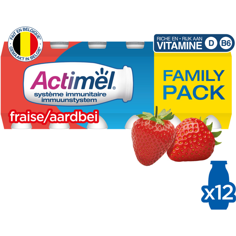 Danone Actimel aardbei bel reserveren | Albert Heijn