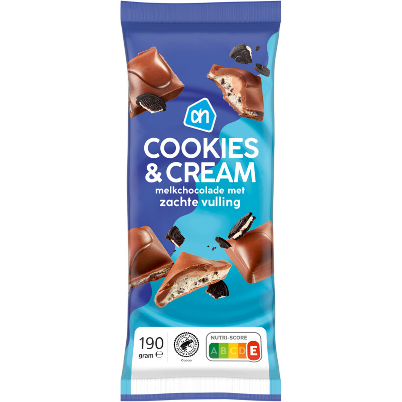 AH Reep melkchocolade cookes & cream bestellen | Albert Heijn