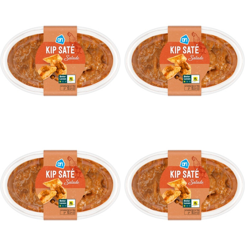AH Kip sate salade 4-pack bestellen | Albert Heijn