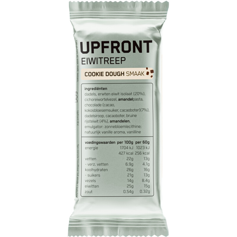 Upfront Eiwitreep cookie dough reserveren | Albert Heijn