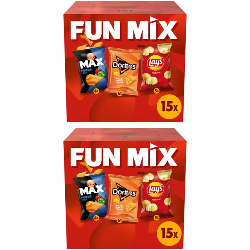 Lay's Fun Mix Chips 2-pack reserveren | Albert Heijn