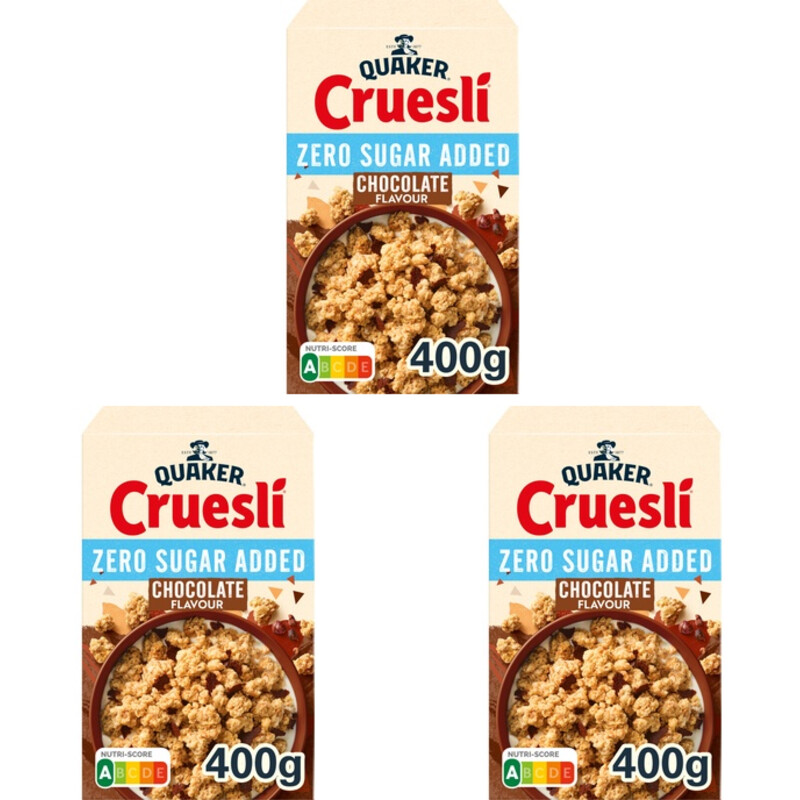 Quaker Cruesli ZSA Chocolate 3-pack bestellen | Albert Heijn