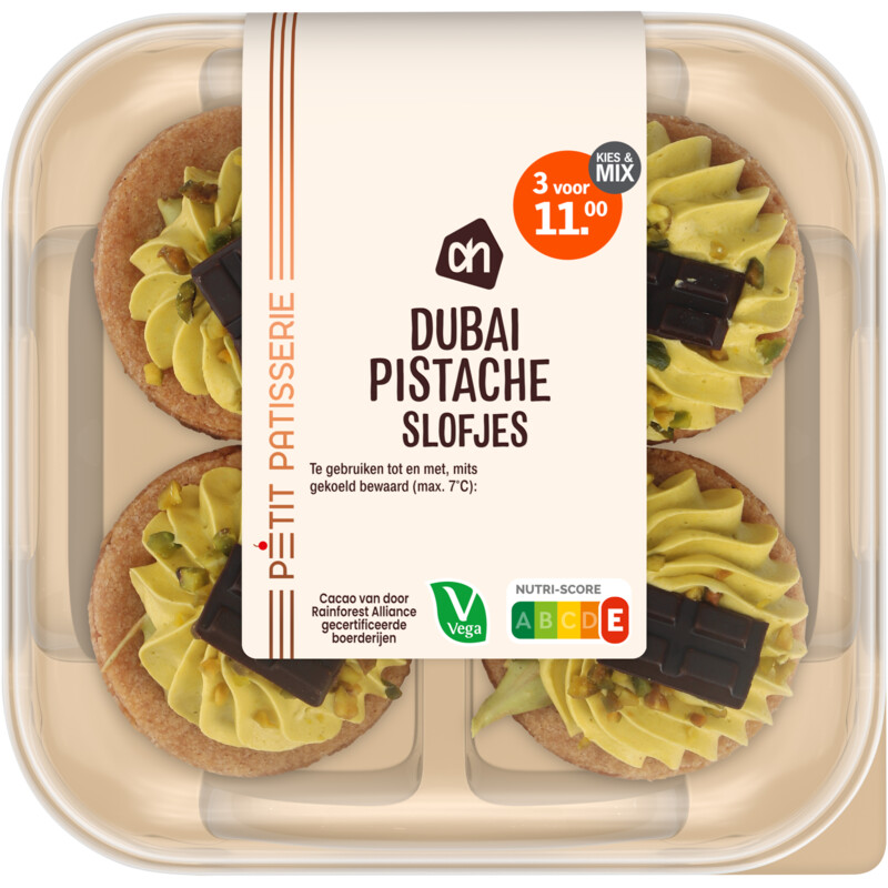 AH Dubai pistache slofjes reserveren | Albert Heijn