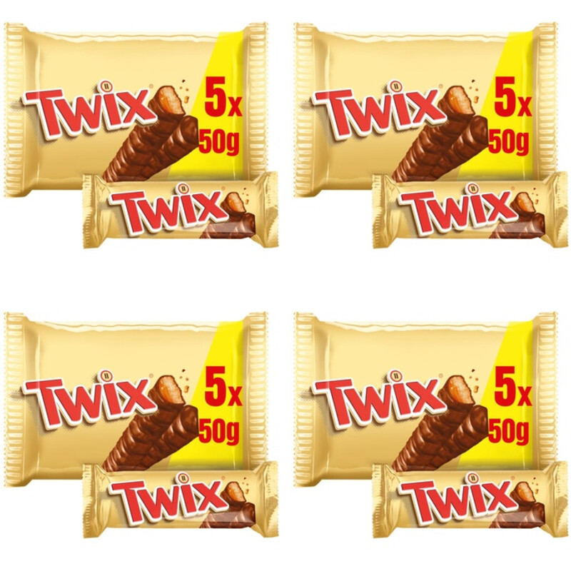 Twix Chocolade reep 4-pack bestellen | Albert Heijn