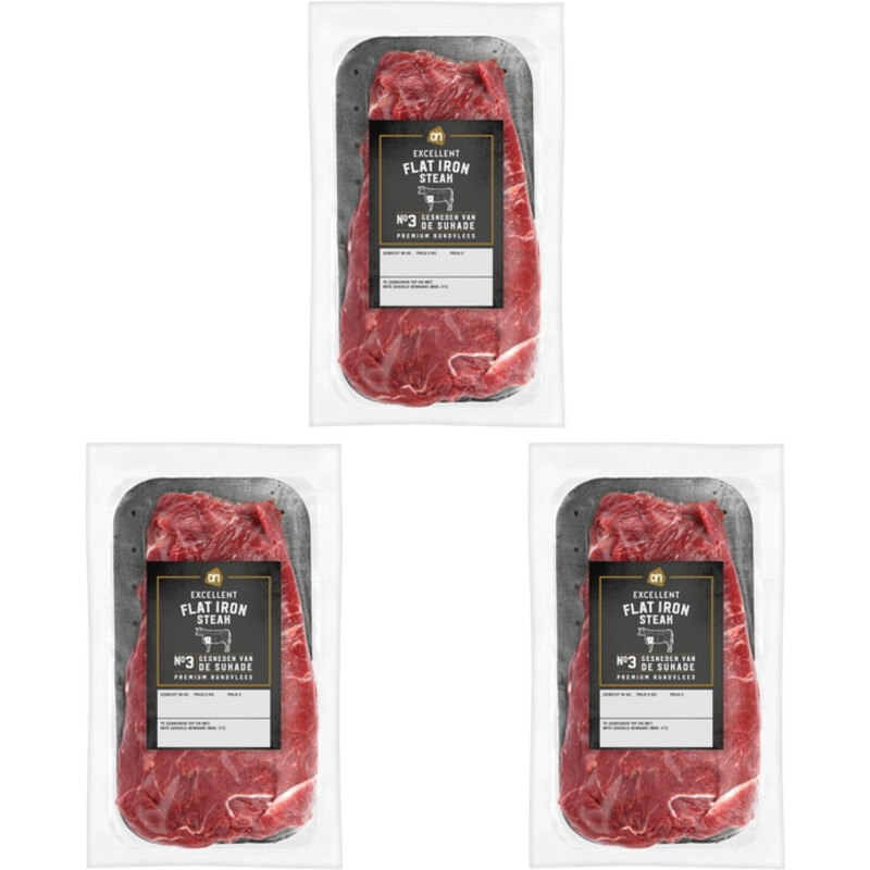 AH Excellent BBQ flat iron steak volumepack bestellen | Albert Heijn
