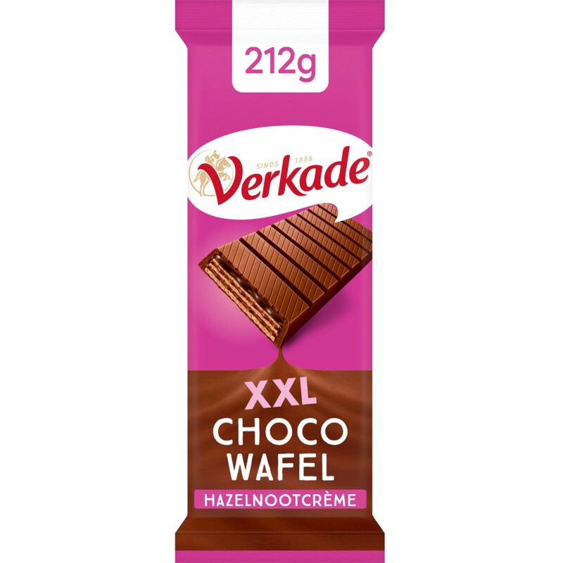 Verkade XXL choco wafel hazelnootcreme reserveren | Albert Heijn