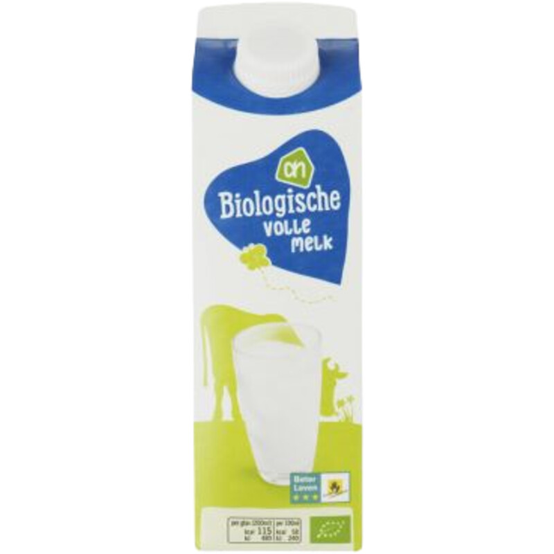 AH Biologisch AH Bio 500 ml melk vol reserveren | Albert Heijn