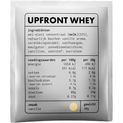 Upfront Whey vanille reserveren | Albert Heijn