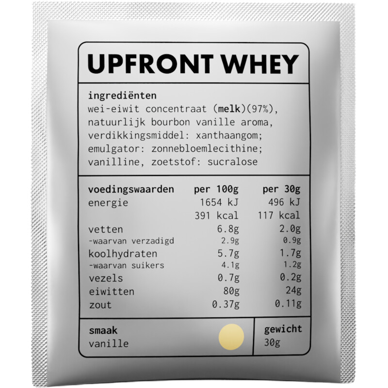 Upfront Whey vanille bestellen | Albert Heijn