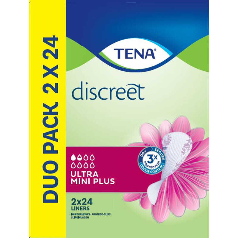 Tena Discreet ultra mini plus 2-pack bestellen | Albert Heijn