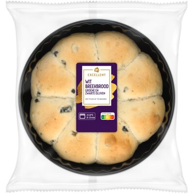 AH Excellent Wit breekbrood groene en zwarte olijven bestellen | Albert ...