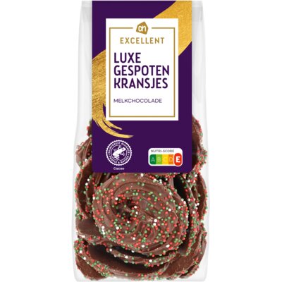 AH Excellent Luxe gespoten kransjes melkchocolade bestellen | Albert Heijn