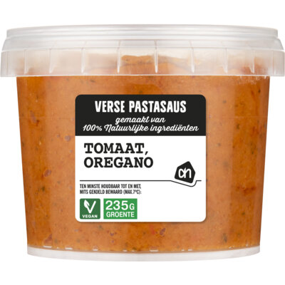 AH Verse pastasaus tomaat, oregano bestellen | Albert Heijn