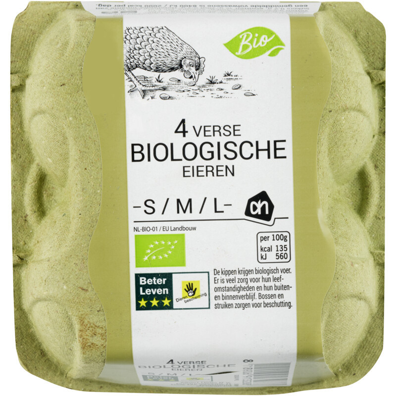 AH Biologisch Eieren S M L bestellen | ah.nl