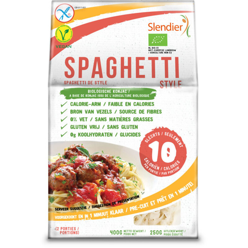 Slendier Spaghetti style biologische konjac gv bestellen | Albert Heijn