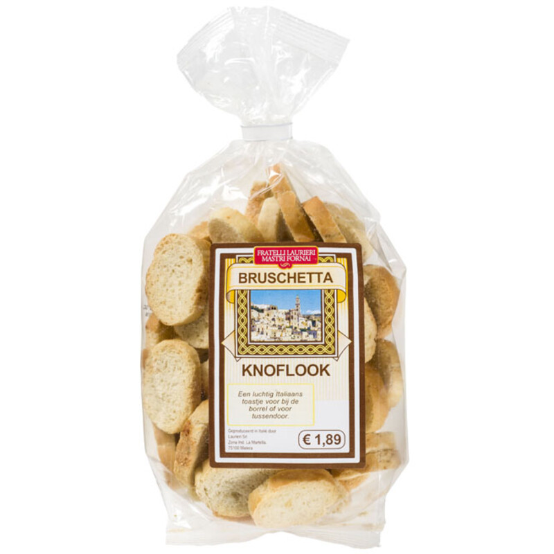 Fratelli Laurieri Bruschetta knoflook bestellen | Albert Heijn