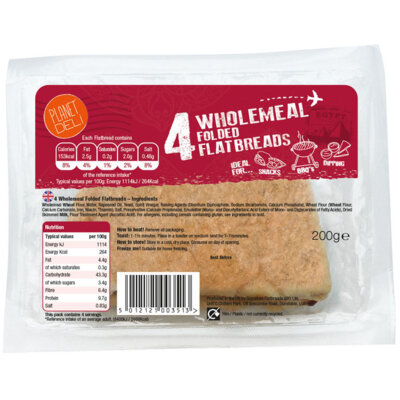 Planet Deli Pd wholemeal flatbread bestellen | Albert Heijn