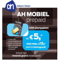 AH Mobiel prepaid sim-startpakket bestellen | Albert Heijn