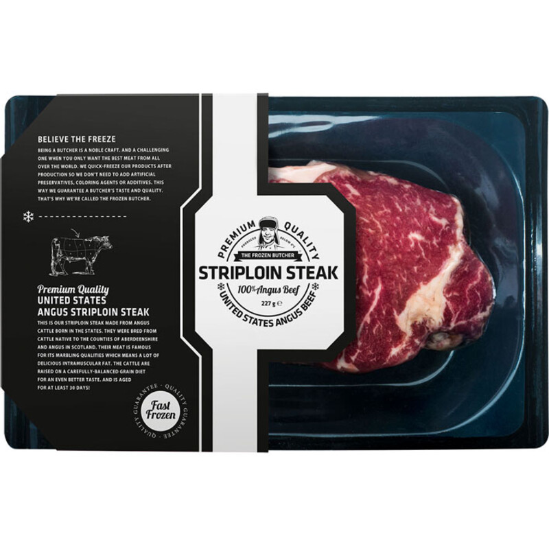 The Frozen Butcher Striploin steak 100% angus beef bestellen | Albert Heijn