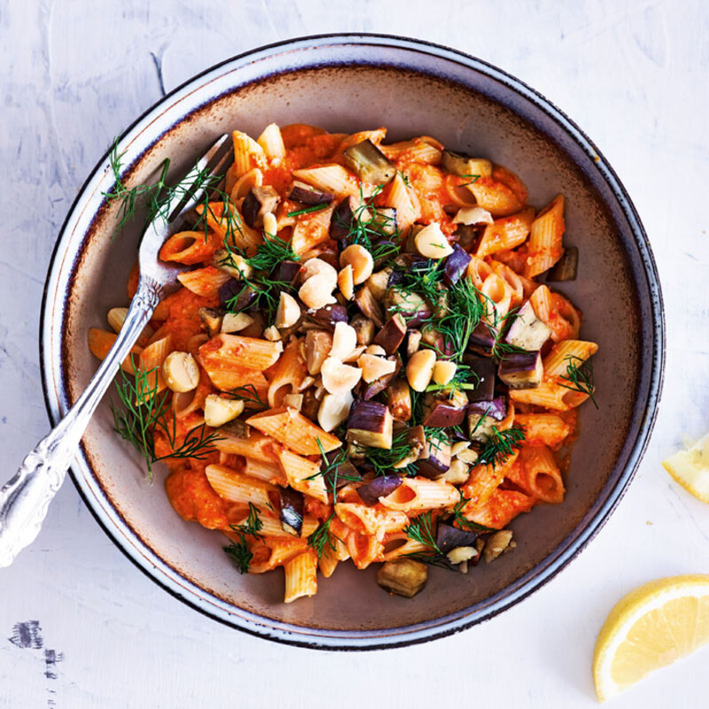 Allerhande Box Pastasalade met aubergine&macadamia-mix bestellen ...