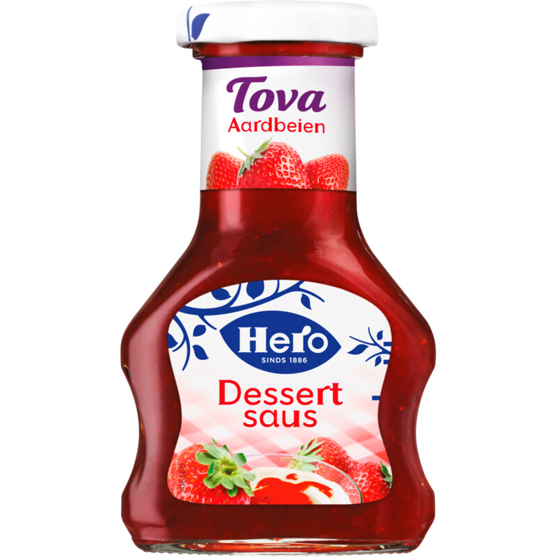 Hero Tova aardbeien dessertsaus reserveren | Albert Heijn