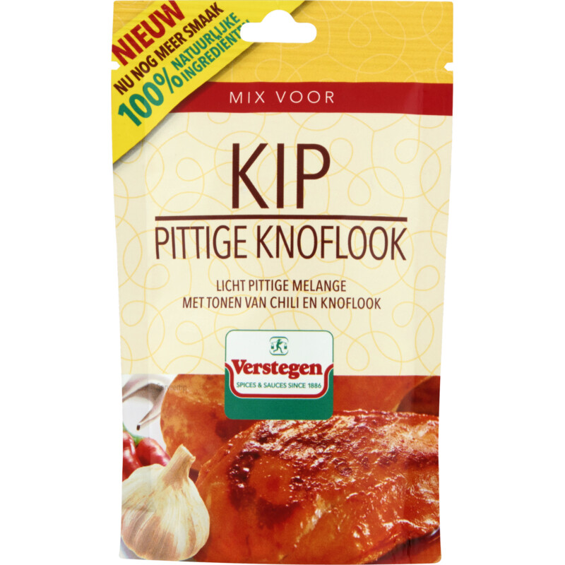 Verstegen Kruidenmix voor kip pittige knoflook bestellen | Albert Heijn