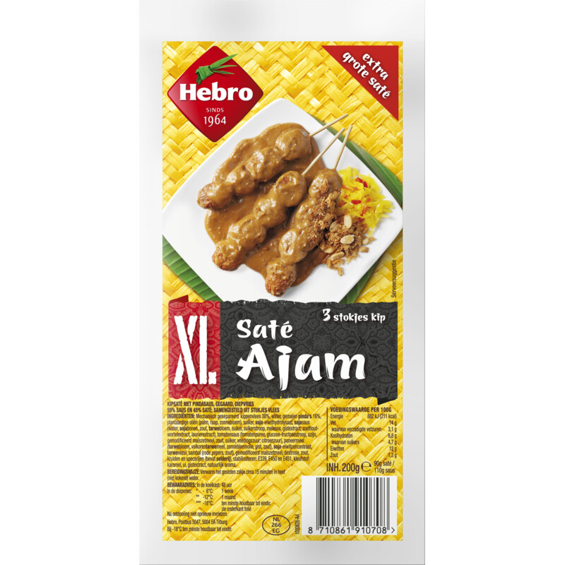 Hebro Sate ajam XL bestellen | Albert Heijn
