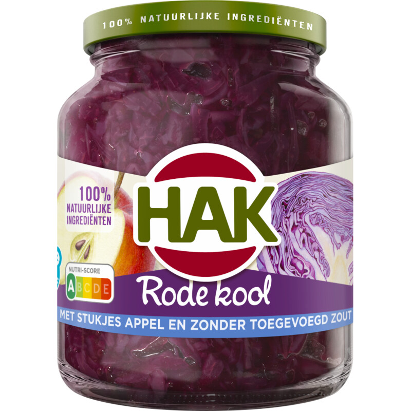 Hak Rode kool met stukjes appel 0%zout bestellen | Albert Heijn
