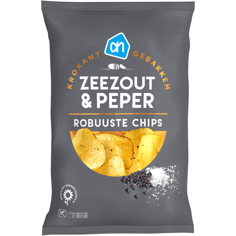 AH Robuuste chips zeezout en peper reserveren | Albert Heijn