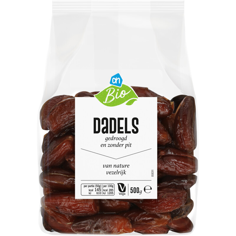 AH Biologisch Dadels gedroogd zonder pit bestellen | Albert Heijn
