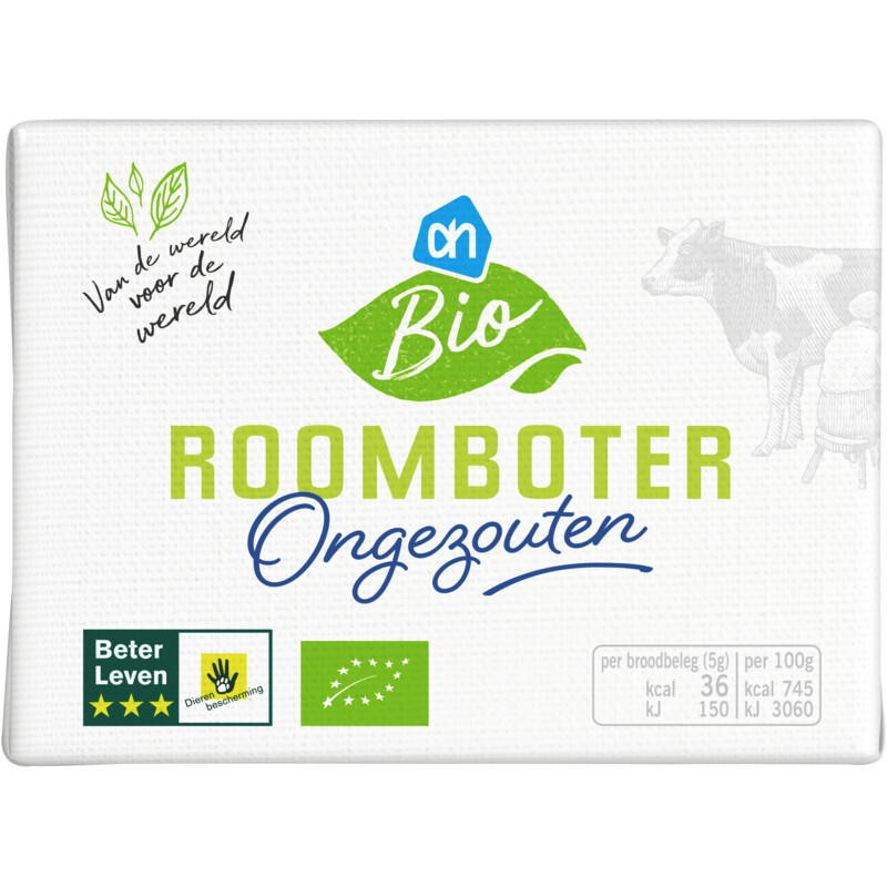 AH Biologisch Roomboter ongezouten bestellen | ah.nl