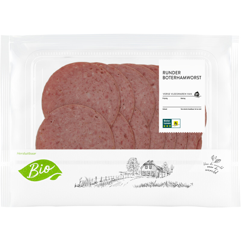 AH Biologisch Ah bio runderboterhamworst bestellen | Albert Heijn