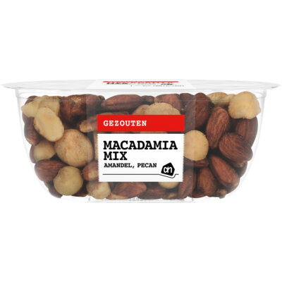 AH Mix macademia pecan amandel gezouten bestellen | Albert Heijn