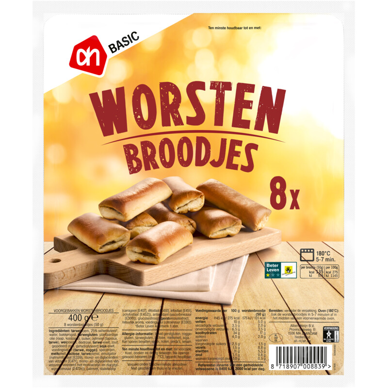 AH BASIC Worstenbroodjes reserveren | Albert Heijn