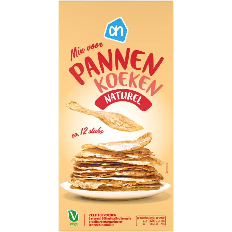 AH Mix voor pannenkoeken naturel bestellen | Albert Heijn