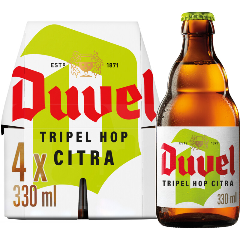 Duvel Tripel hop citra 4-pack reserveren | Albert Heijn