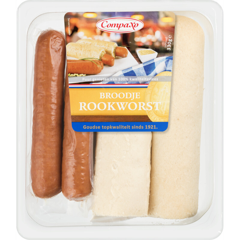 Compaxo Broodje rookworst bestellen | ah.nl