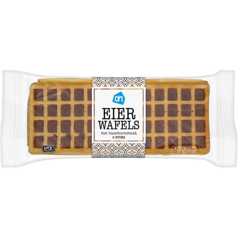 AH Eierwafels met hazelnootsmaak bestellen | ah.nl