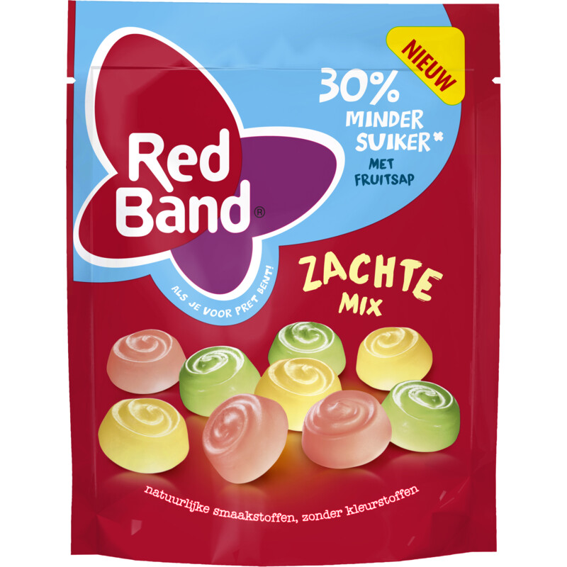 Red Band Zachte wine gum mix met fruitsap bestellen | Albert Heijn