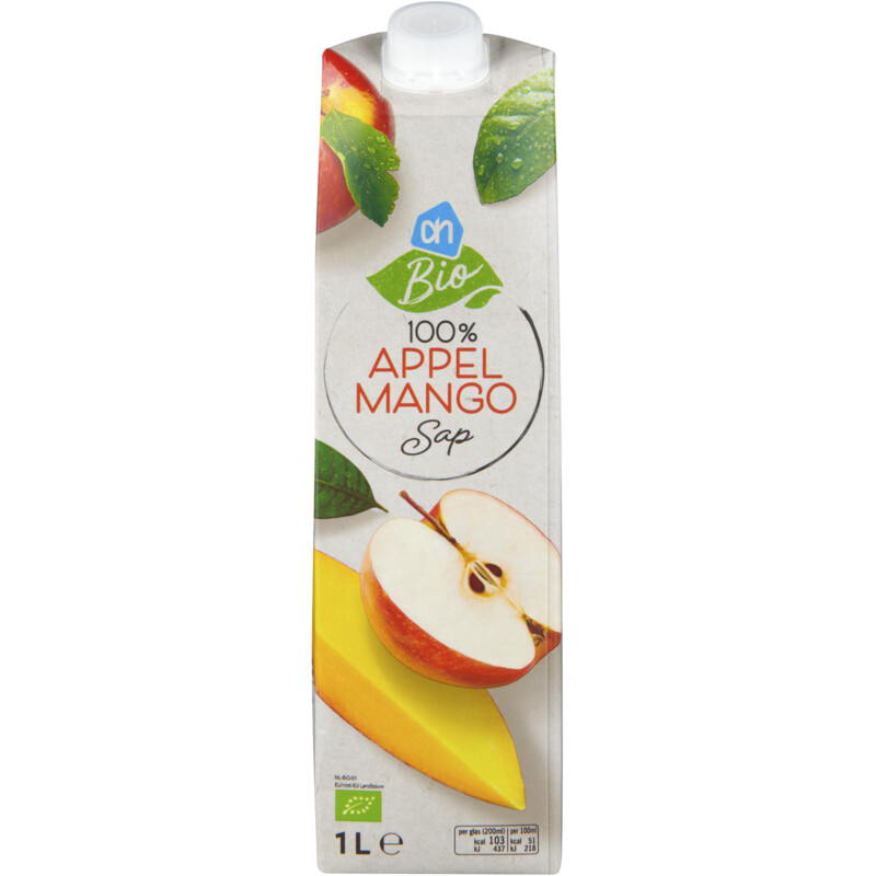 AH Biologisch 100% Appel mango sap reserveren | Albert Heijn