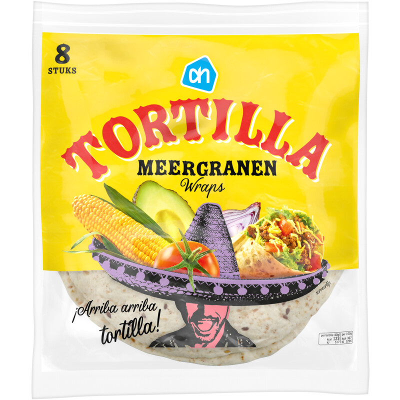 AH Tortilla meergranen wraps bestellen | Albert Heijn
