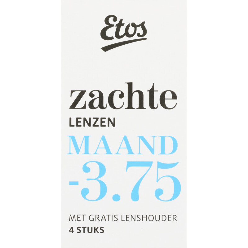 Etos Zachte maandlenzen -3.75 + lenshouder bestellen | Albert Heijn
