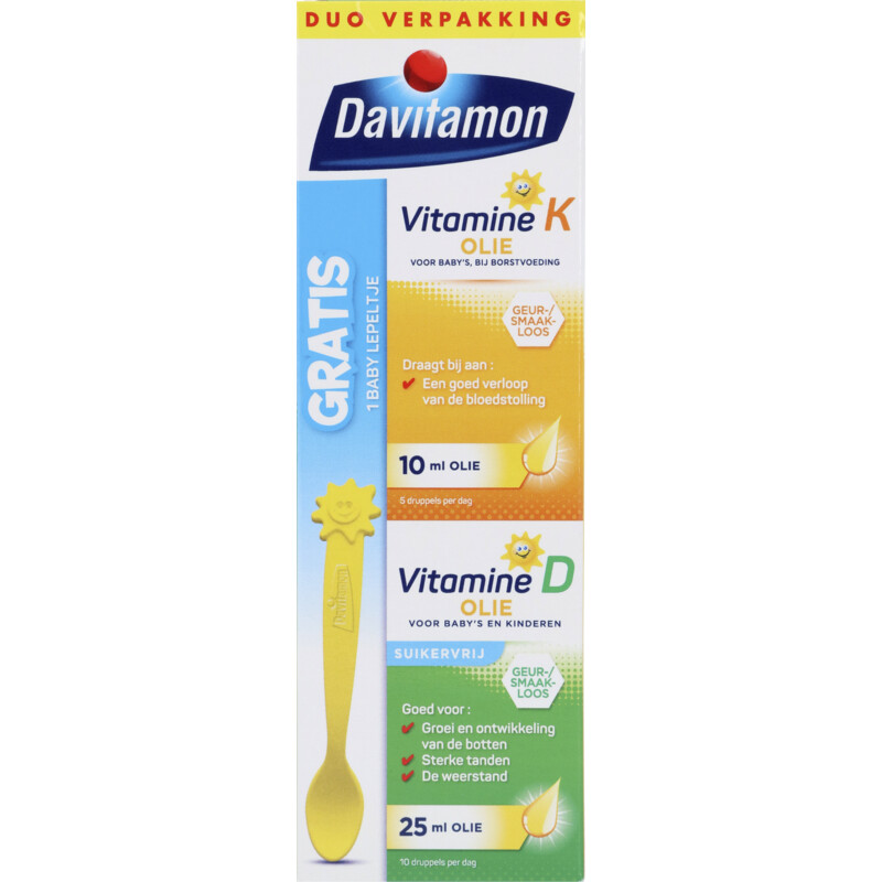 Davitamon Baby eerste vitamines D + K bestellen | Albert Heijn
