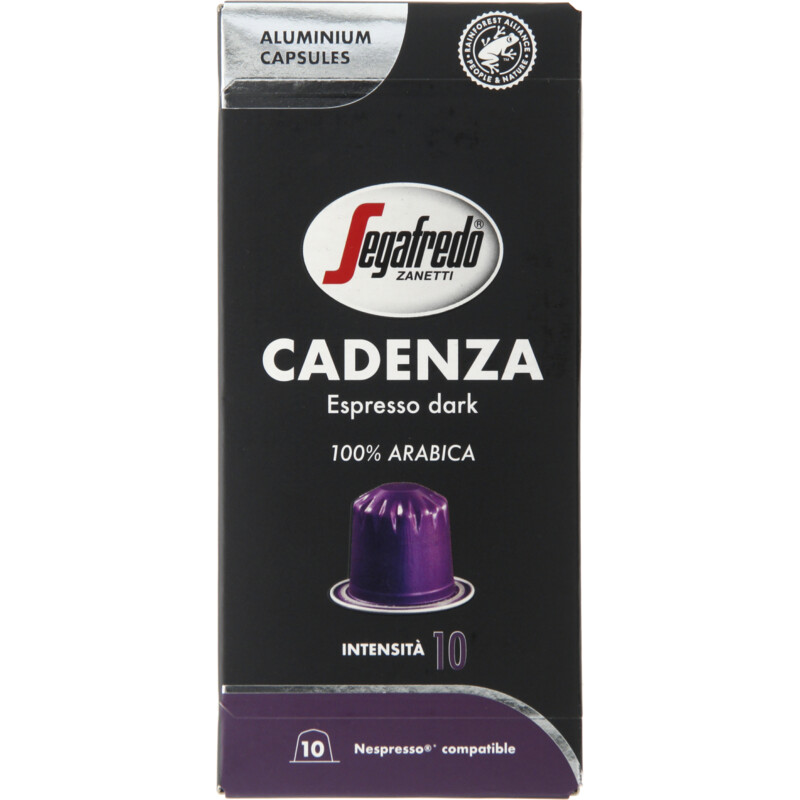Segafredo Cadenza espresso dark capsules bestellen | Albert Heijn