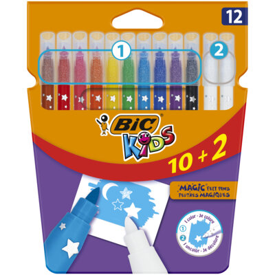 Bic Kids Colour& Erase stiften etui 10+2 BEL bestellen | Albert Heijn