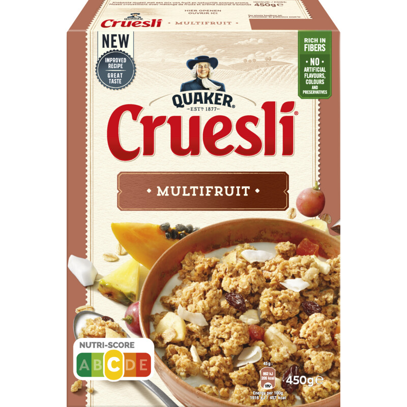 Quaker Cruesli multifruit bestellen | ah.nl