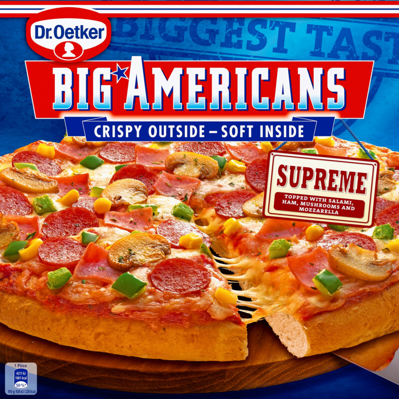 Dr. Oetker Big americans pizza supreme reserveren | Albert Heijn