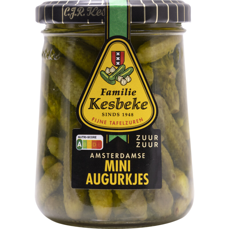 Kesbeke Mini augurkjes zuur bestellen | Albert Heijn